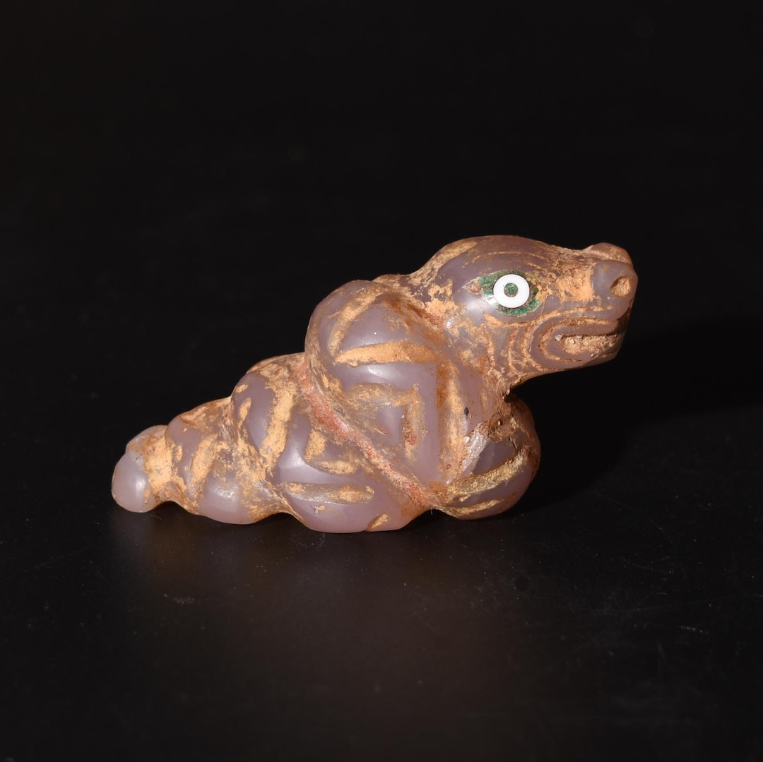 Snake Power Animal Rose Quartz Crystal Stone Carving Hand Crafted ...
