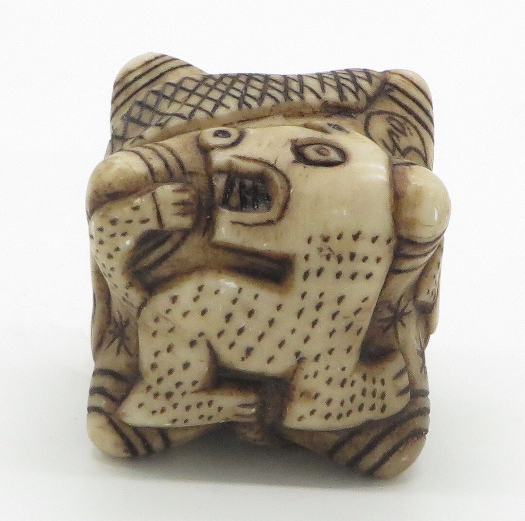 Large Alabaster Caliza Stone Chumpi Stone Carving Condor Jaguar Snake ...