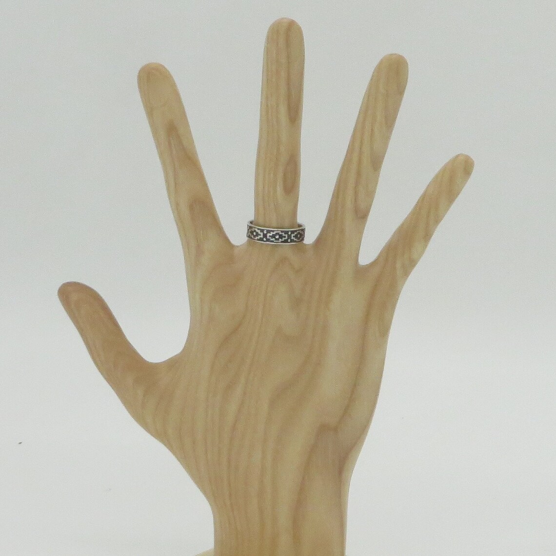 Incan Patterns Chakana Ring Size 8 Peru 950 Silver Sacred - Etsy