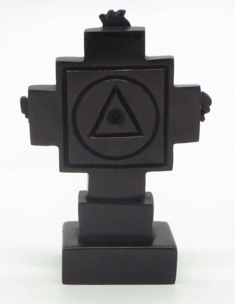 Carved Stone Chakana Inca Calendar Jaguar Condor Snake Coca Leaf Hand ...