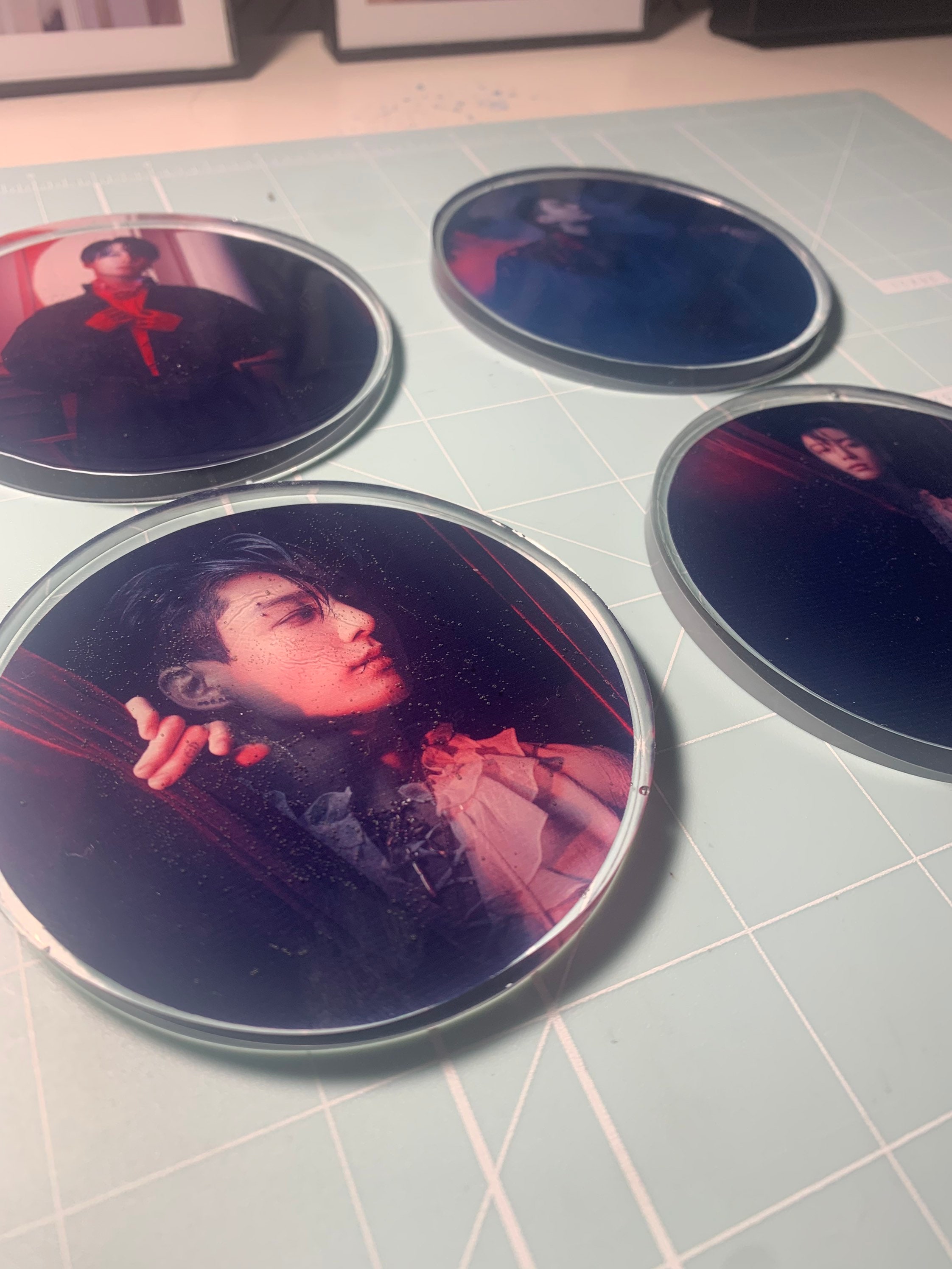 BTS Jungkook Coaster Set - Etsy