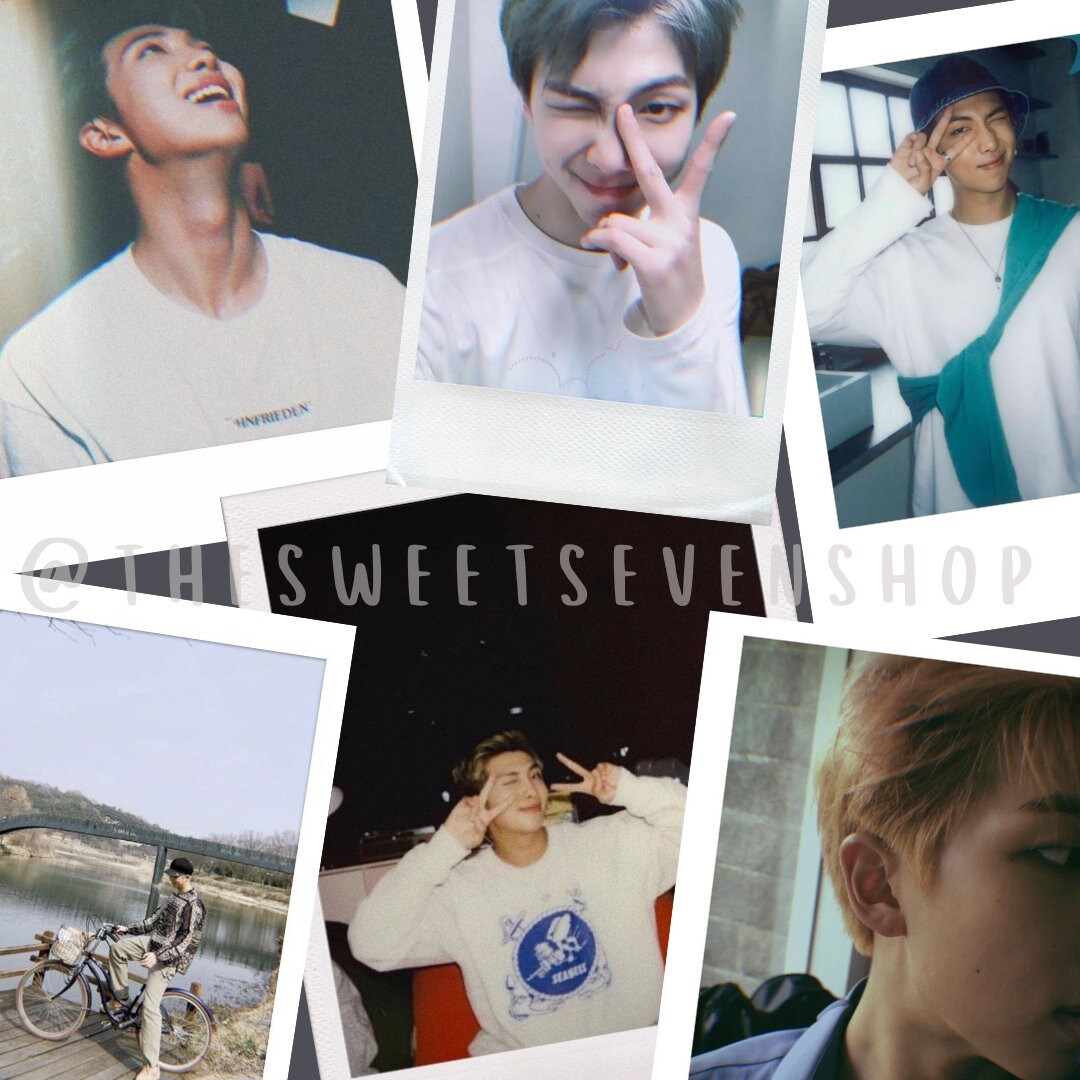 BTS RM Boyfriend Polaroid Coaster - Etsy