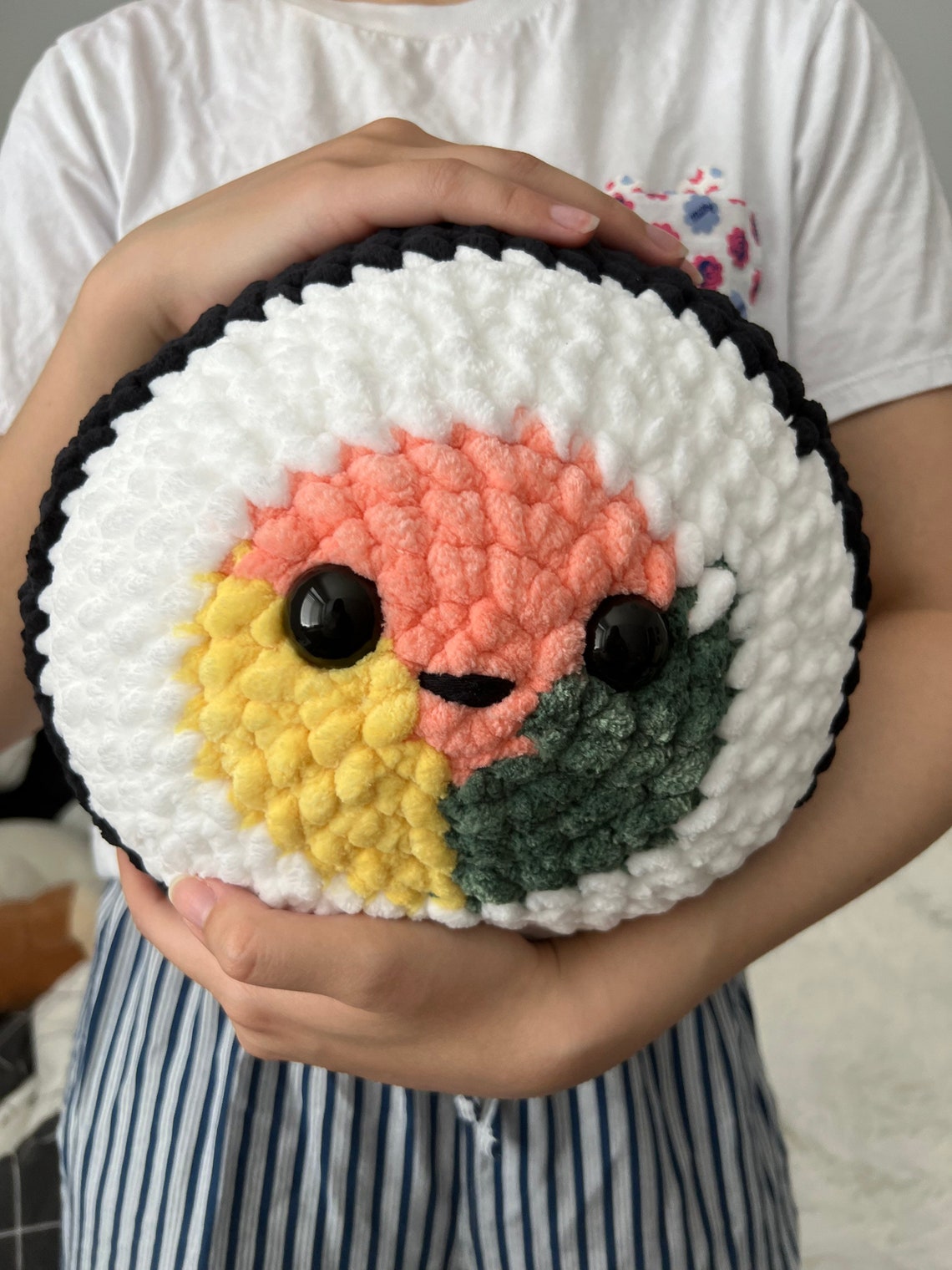 Crochet - Jumbo Sushi Roll Amigurumi - Etsy