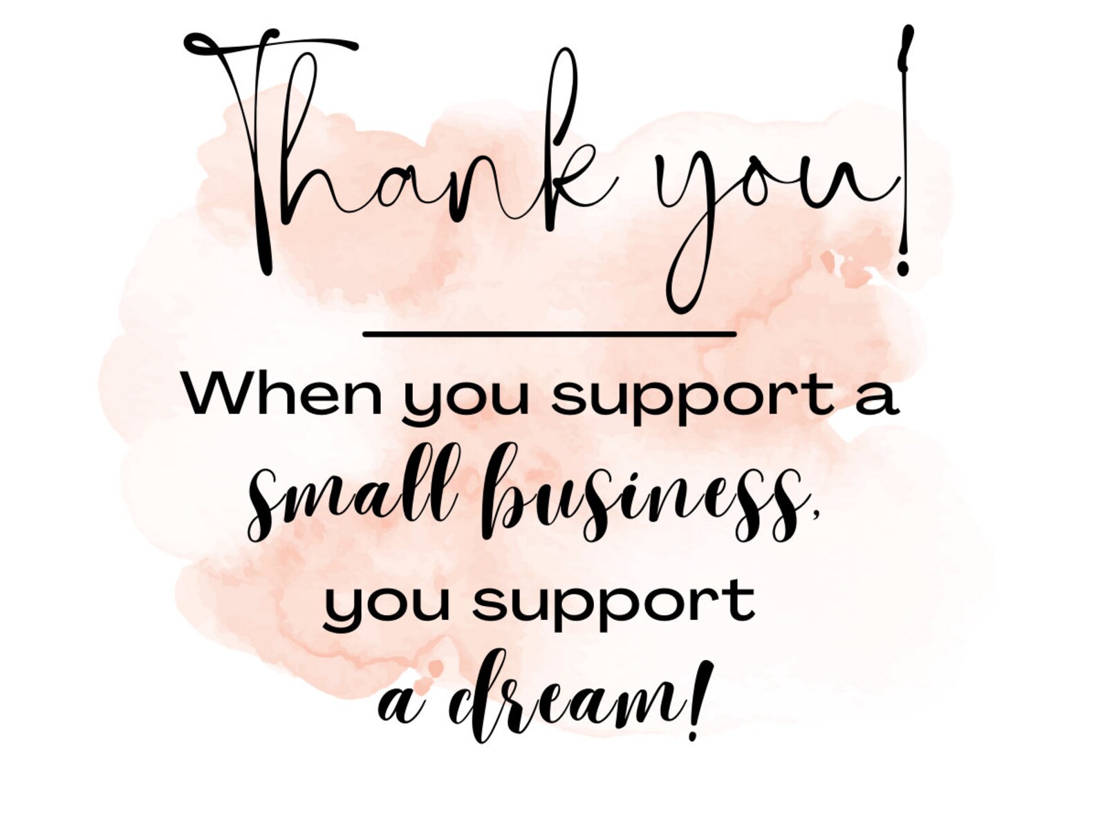 Neutral Thank You Card - Etsy