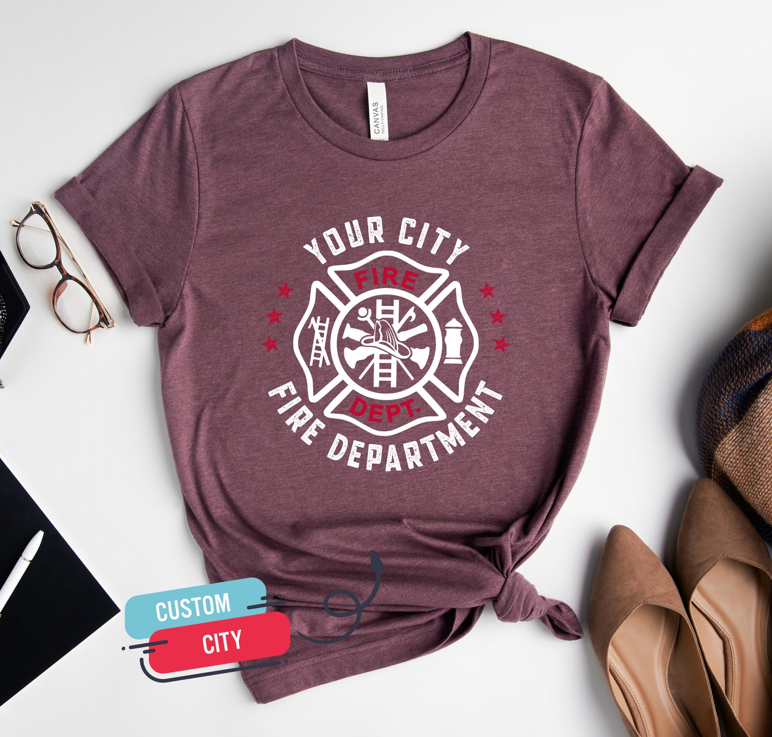 Customize Fire Department Shirt, Personalize Your Fire Department ...