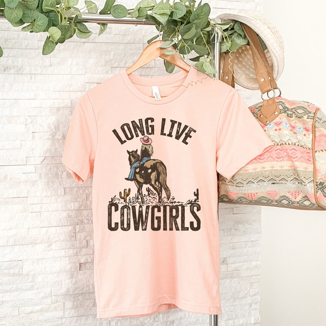 Long Live Cowgirls Shirt, Western Shirt, Desert Shirt, Cactus Shirt, Cowgirl Shirt, Wild West ...