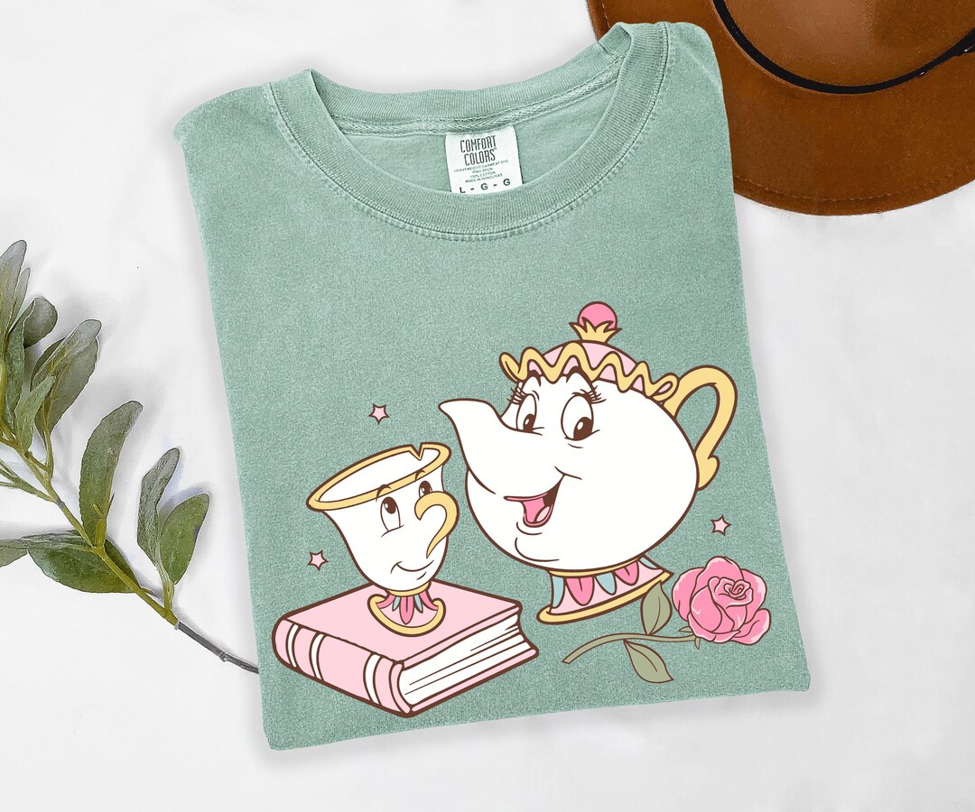 Mrs. Potts and Chip Shirt, Beauty and the Beast Shirt, Disney ...