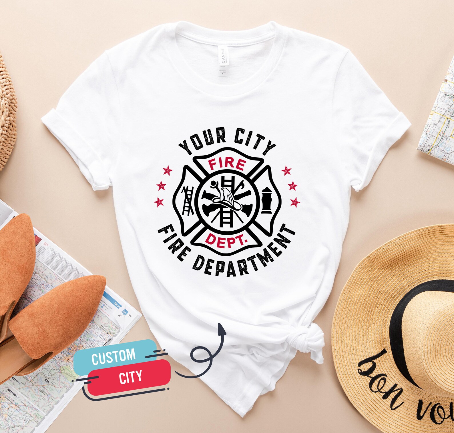 Customize Fire Department Shirt, Personalize Your Fire Department ...