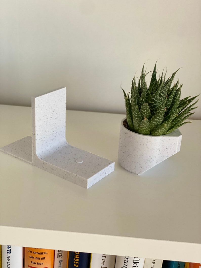 Modern Decorative Planter Bookend: Add Style and Function to Your Home ...