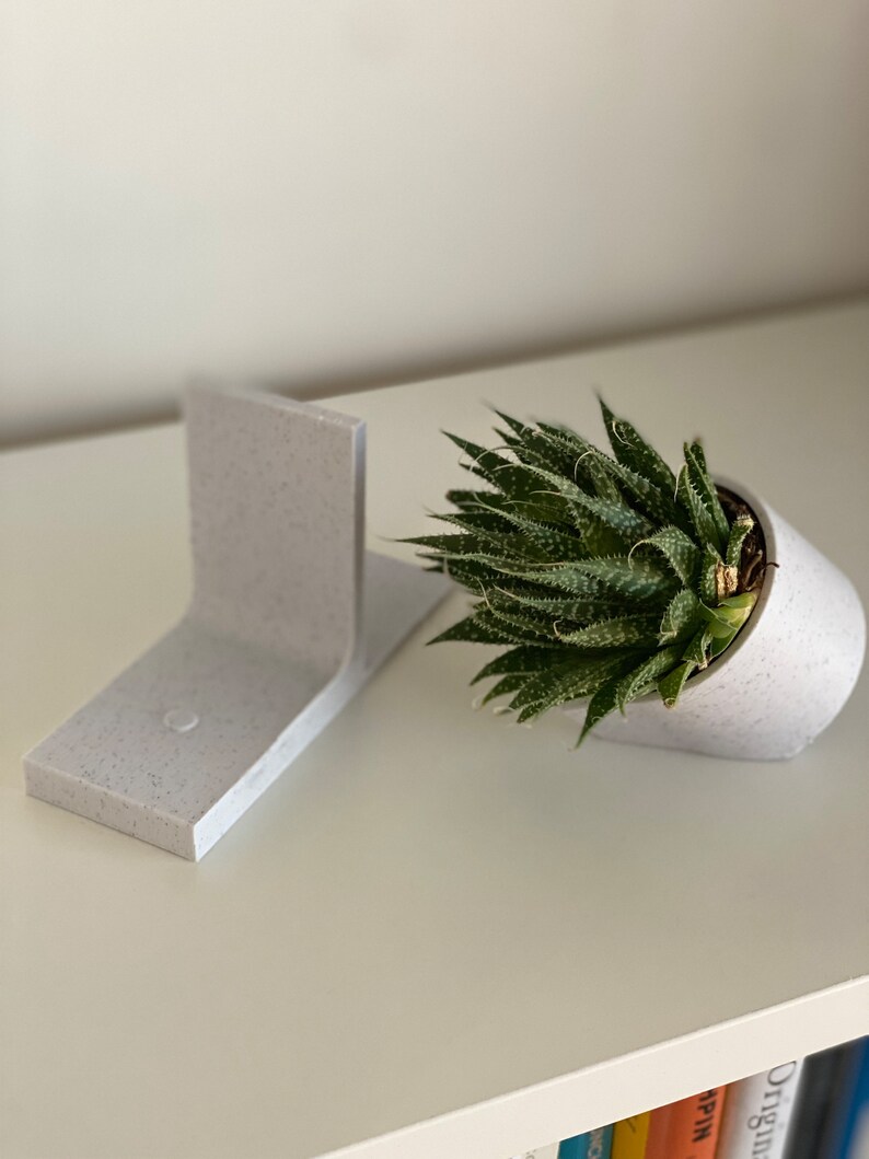 Modern Decorative Planter Bookend: Add Style and Function to Your Home ...