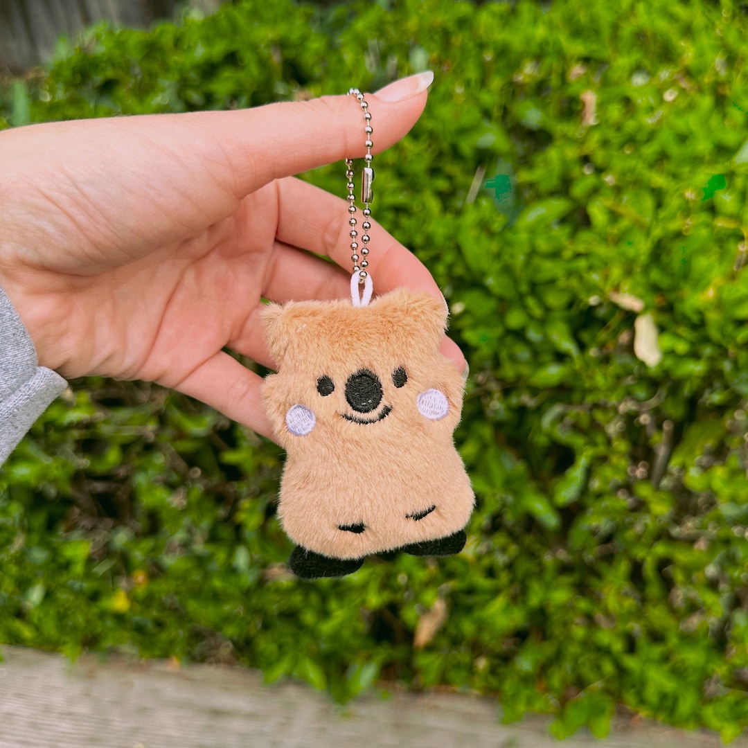 Quokka Plush Keychain Keyring Pendant Stuffed Animal Toy - Etsy
