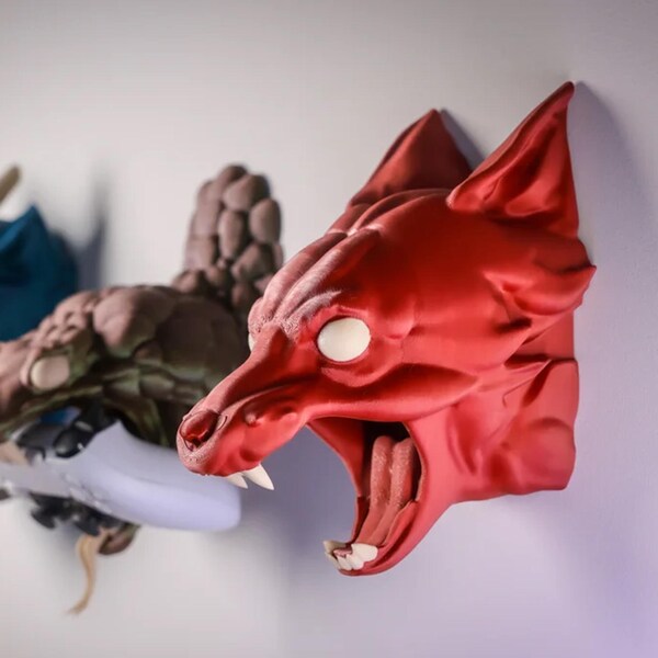 Wolf Head Wall Mount - Etsy