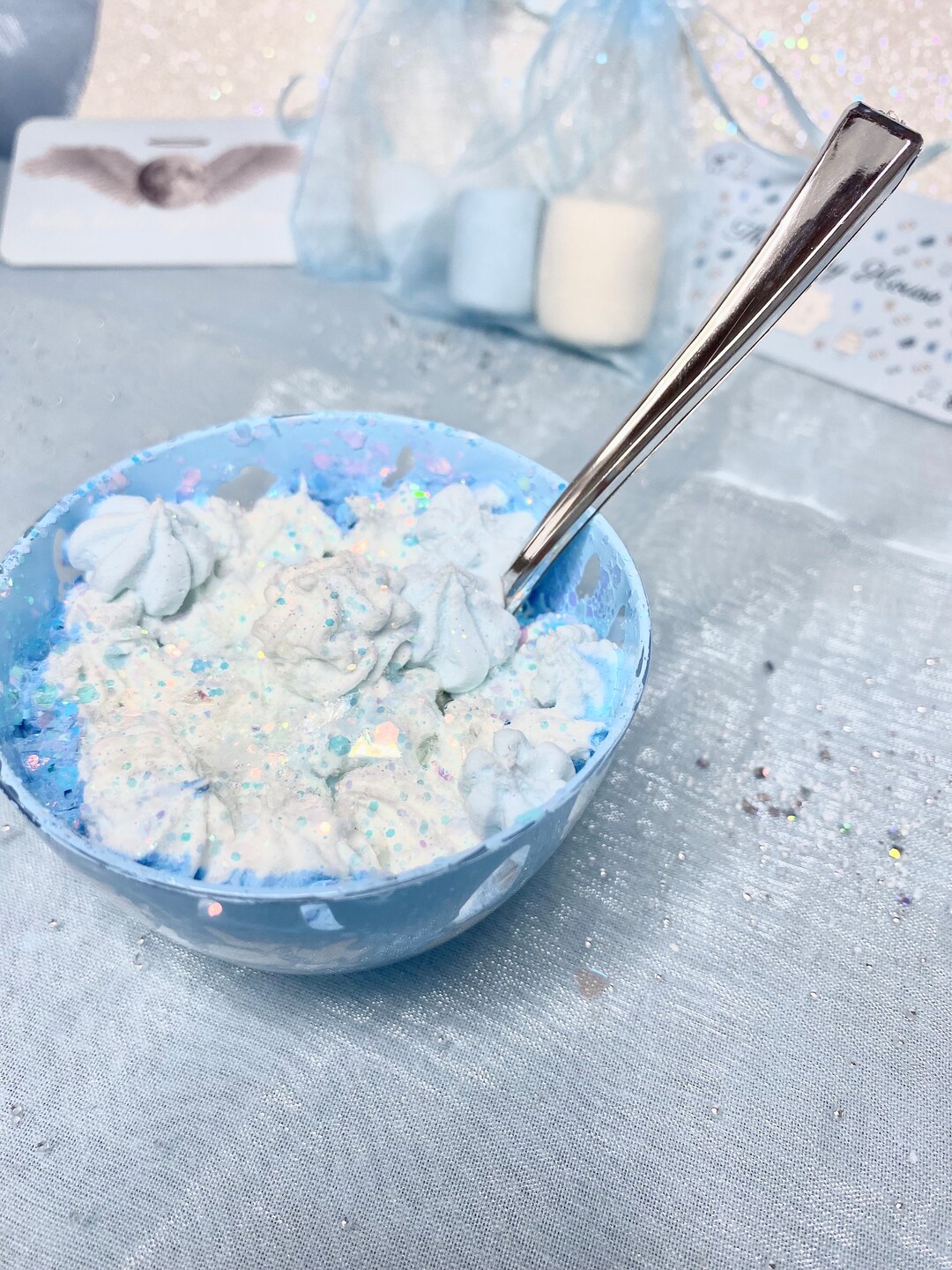 Fake Bake Blueberry Syrup Whip Cream Cup - Etsy