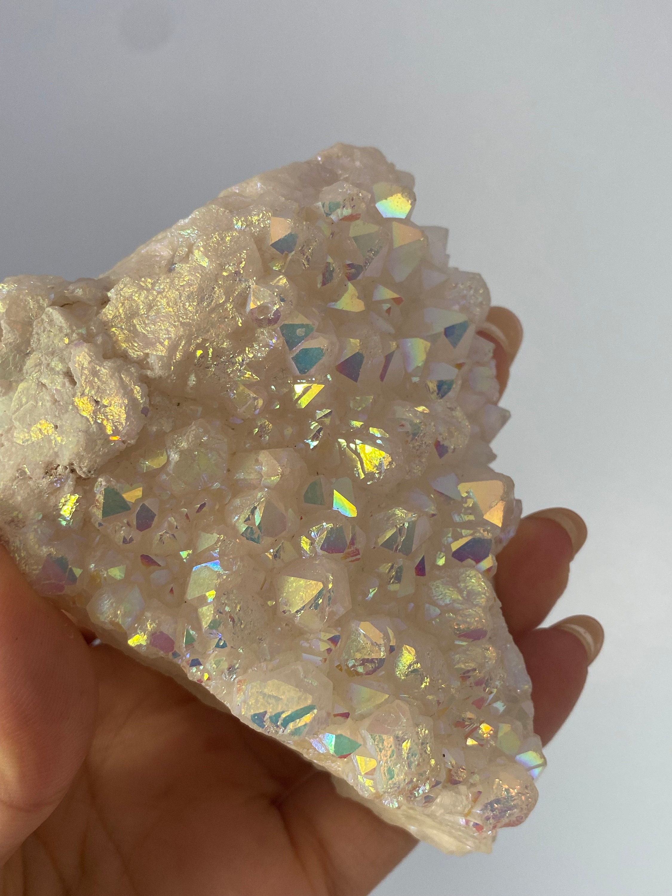 Unique Quartzite in Matrix Angel Aura Cluster - Etsy