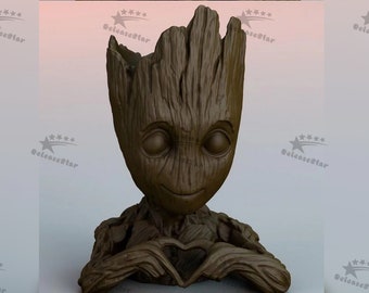 3d Groot Stl File - Etsy