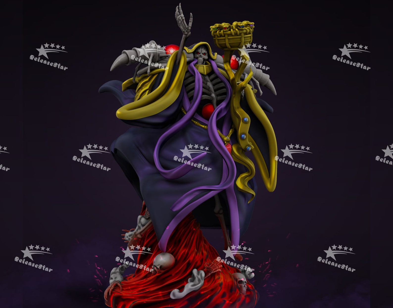 Ainz Ooal Gown Overlord 3d Prints Stl File Etsy