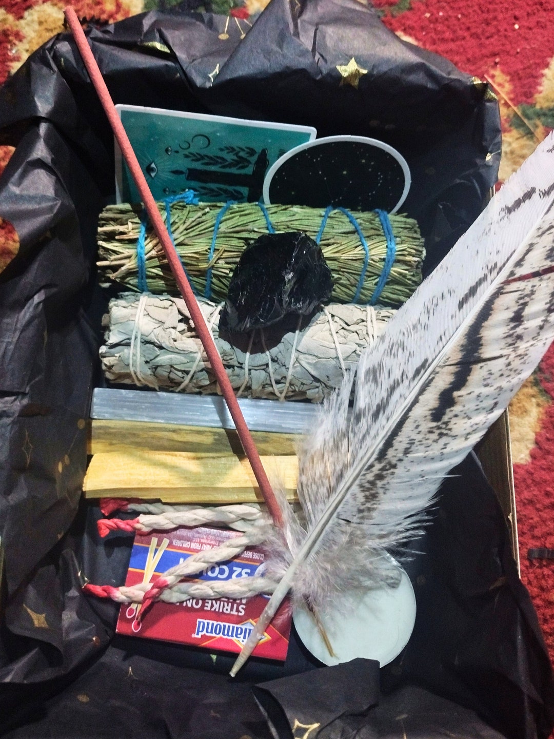 Cleasing Kit Bundle Smudge Box Negativity Clearing Space Cleansing ...