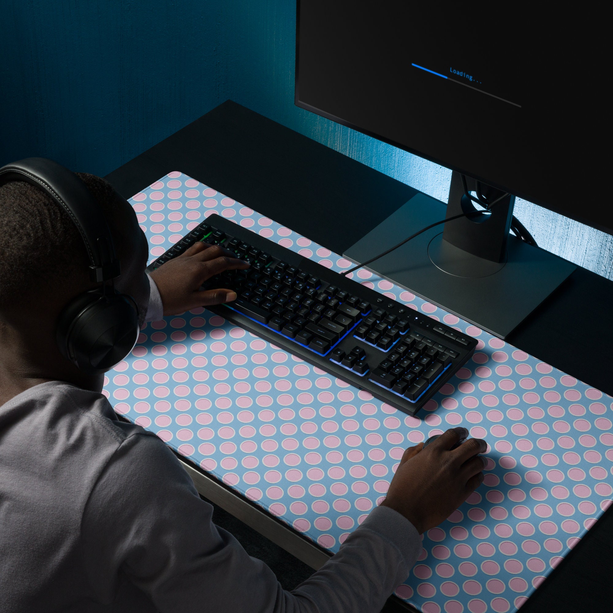 Subtle Trans Pride Gaming Mouse Pad Discreet Transgender Pride - Etsy