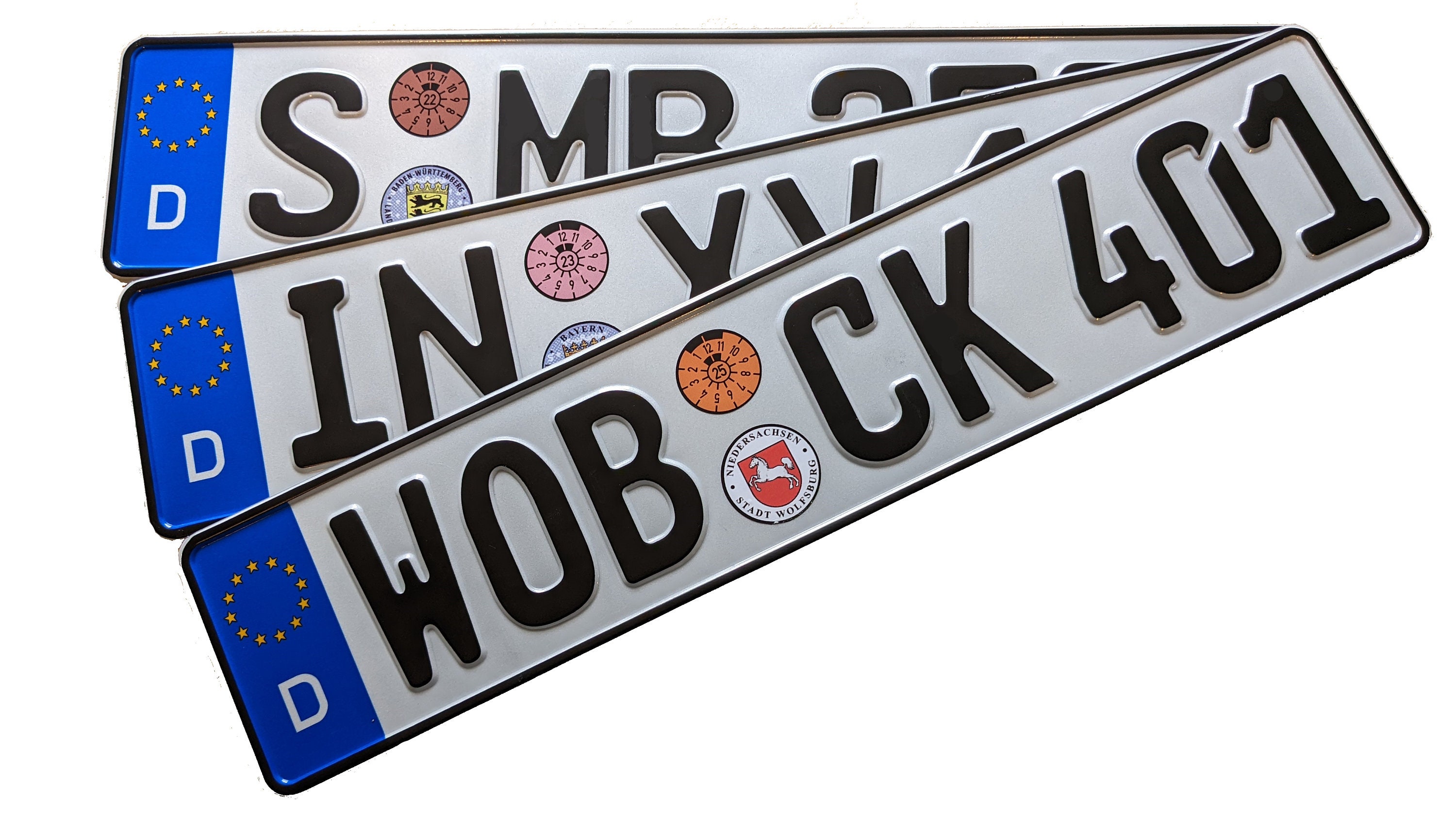 Embossed EEC German License Plate - Etsy