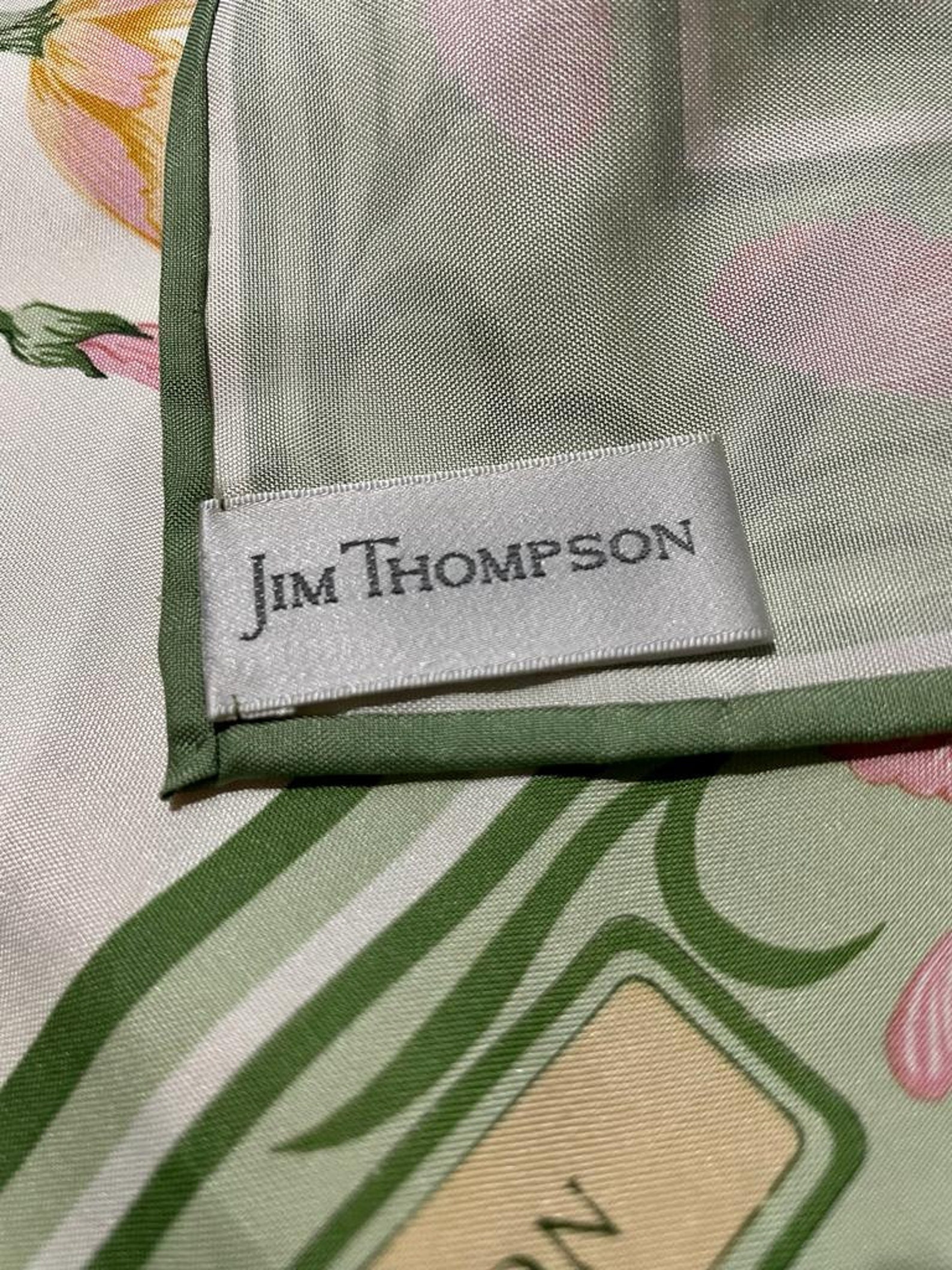 JIM THOMPSON Silk Scarf - Etsy