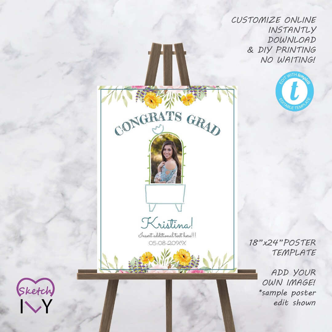 Cactus Dome Nature S01C - Customizable 18"x24" Poster Template ...