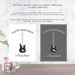 Rock Guitar, Musician Customizable Digital Template Greeting Card ...