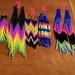 Matte Neon Ombre Native American Beaded Handwoven Jewelry, Indigenous ...