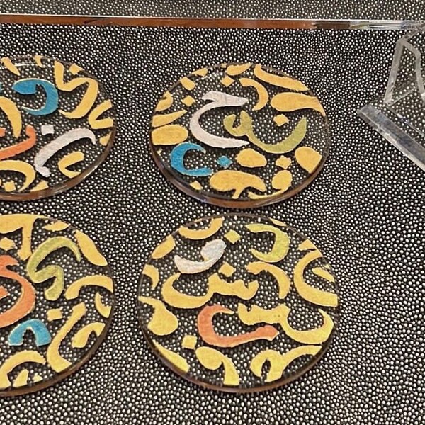 Acrylic Coasters - Etsy