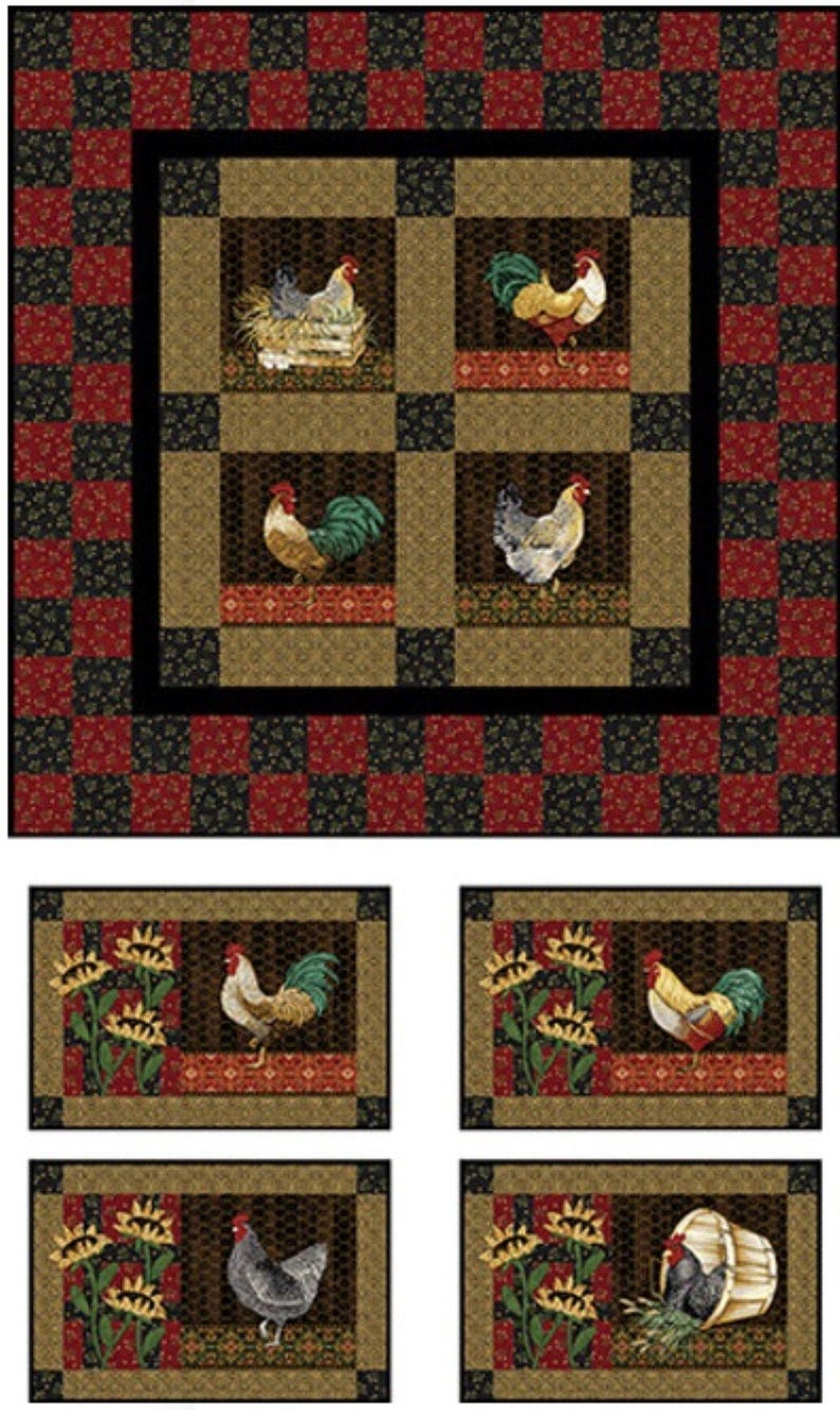 End of Bolt 17" Small Wheat Toss in Red, Chicken Shack by Jan Mott for ...