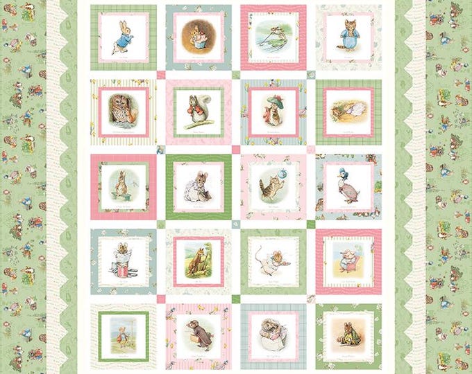 Preorder Peter Rabbit and Friends Quilt Kit, Peter Rabbit and Friends ...