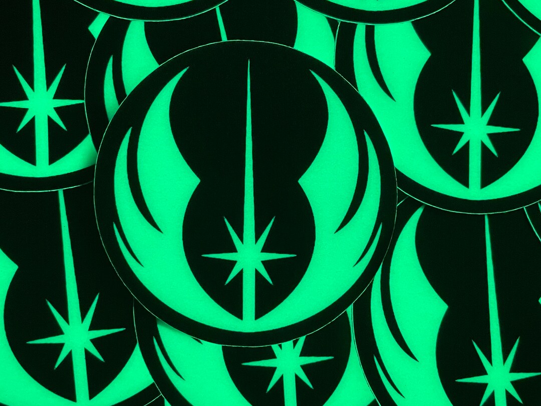 Jedi Order Glow-in-the-dark Star Wars Sticker - Etsy