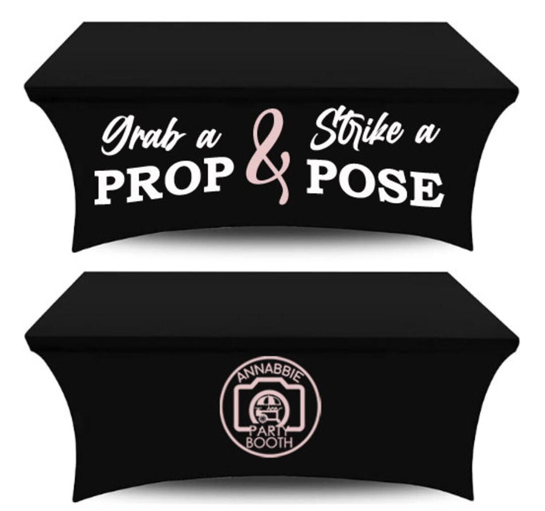 Custom Fitted Table Cloth, Props Table, Promotional, for Parties and ...