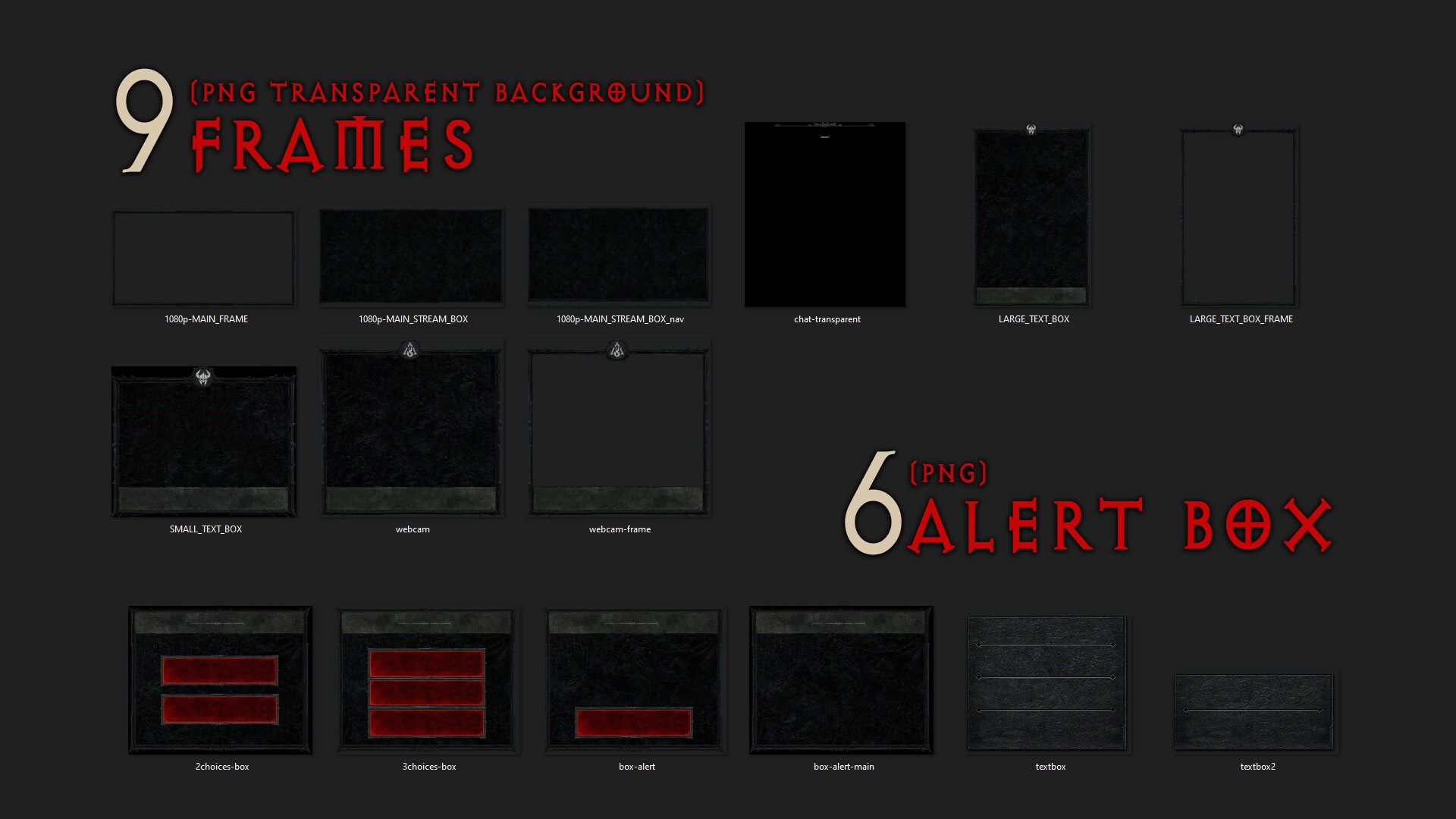 NEW Diablo 4 Twitch Stream Overlay Mega Pack Overlay Stream Pack for ...