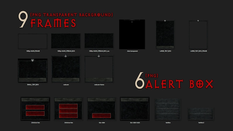 NEW Diablo 4 Twitch Stream Overlay Mega Pack Overlay Stream Pack for ...