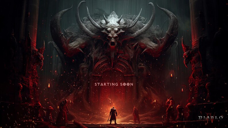 NEW Diablo 4 Twitch Stream Overlay Mega Pack Overlay Stream Pack for ...