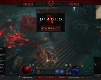 NEW Diablo 4 Twitch Stream Overlay Mega Pack Overlay Stream Pack for ...
