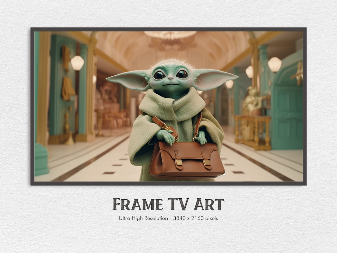 Samsung Frame TV Art Grogu Star Wars the Mandalorian - Etsy