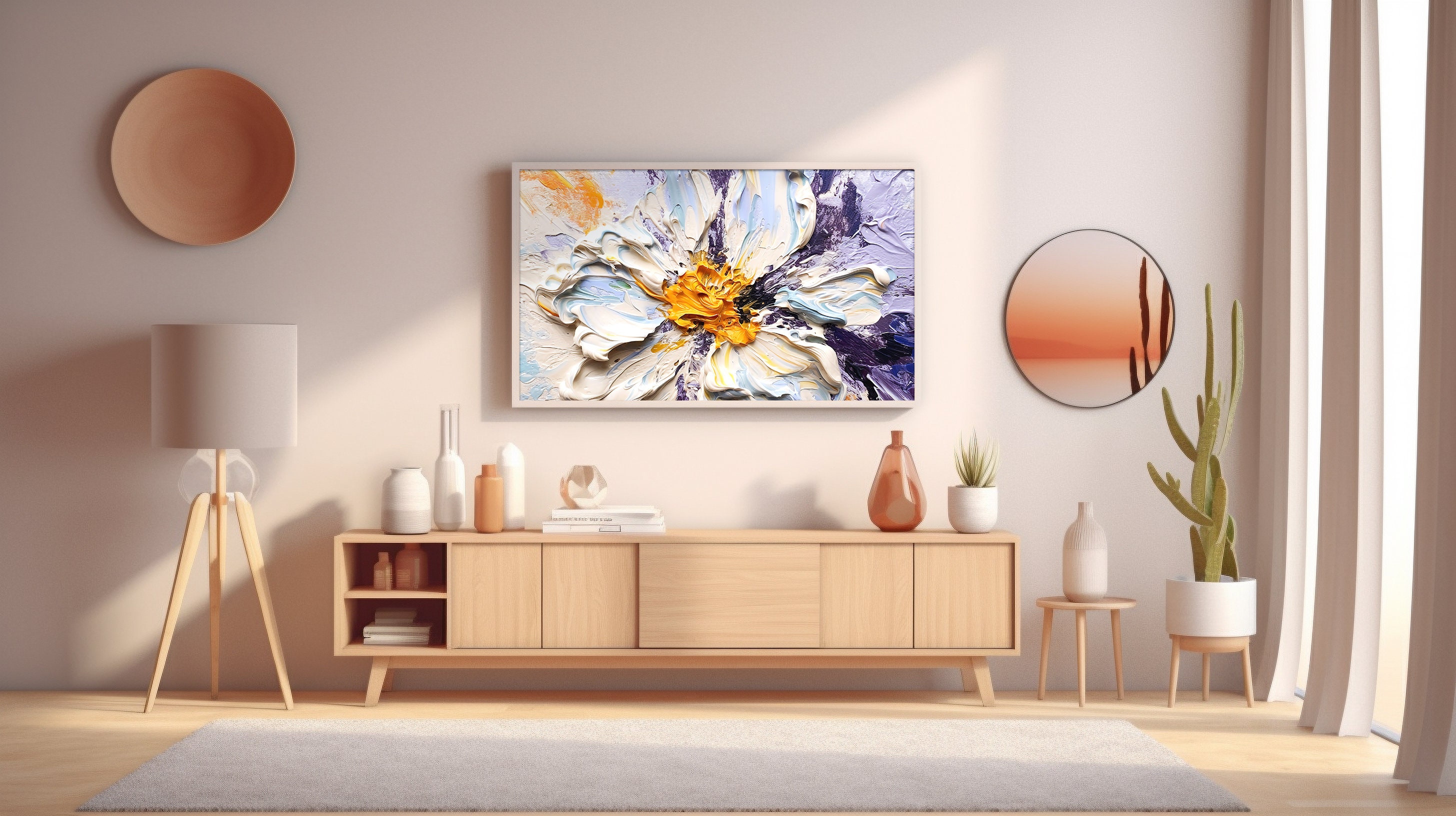 Samsung Frame TV Art Set of 10 Floral Oil Painting Samsung TV Art ...