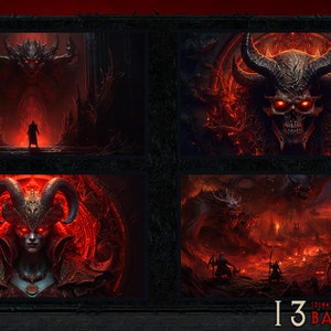 NEW Diablo 4 Twitch Stream Overlay Mega Pack Overlay Stream Pack for ...