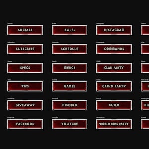 NEW! Diablo 4 Twitch Stream Overlay | Mega Pack | Overlay Stream Pack ...