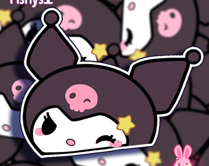 Kuromi | Peeker Stickers for Cars NEW - Etsy