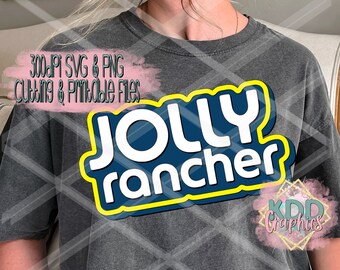 Jolly Rancher Svg - Etsy