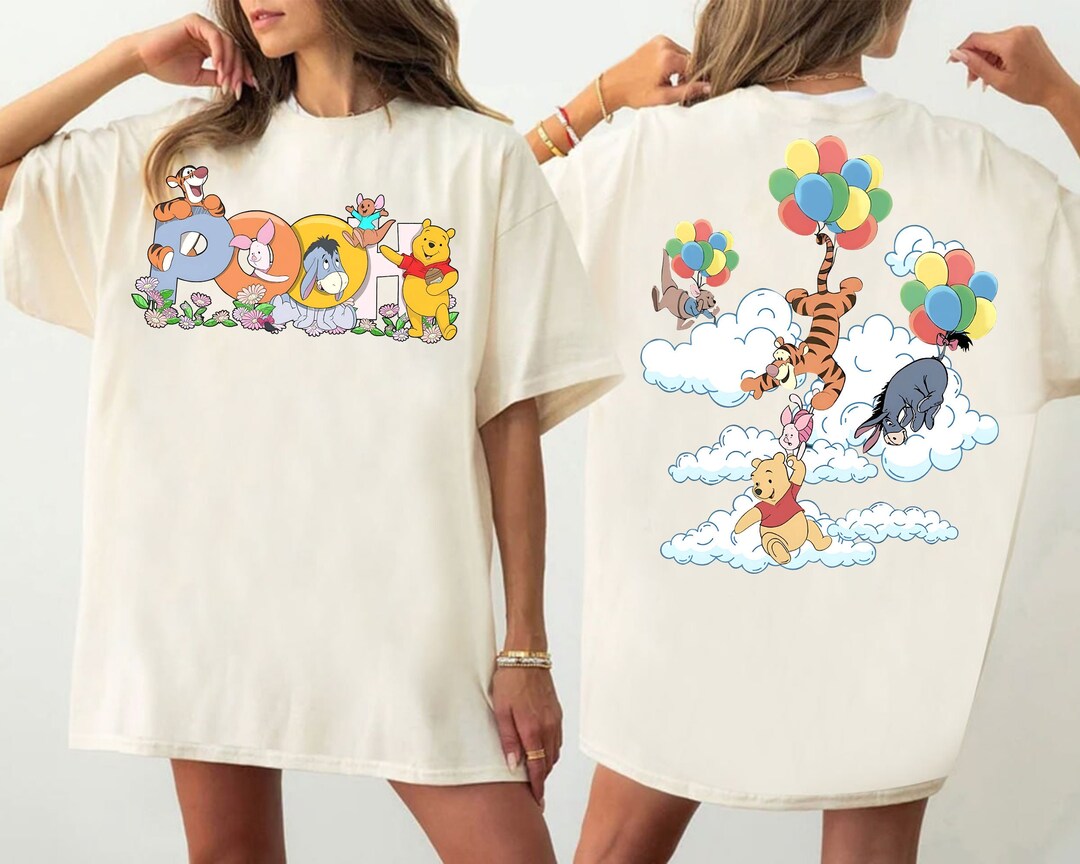 The Pooh Shirt, Retro Winnie the Pooh and Friends Shirt, Winnie the ...