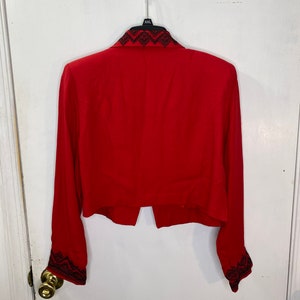 Vintage Dawn Joy 2 Cropped Blazer Jacket Womens Size 14 - Etsy