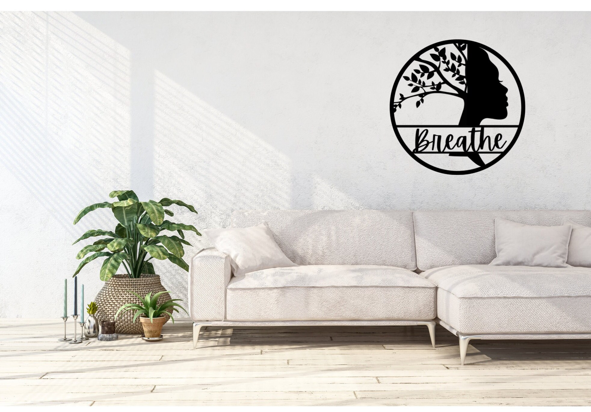 Breath Metal Word Sign Breath Word Sign Breath Word Script - Etsy