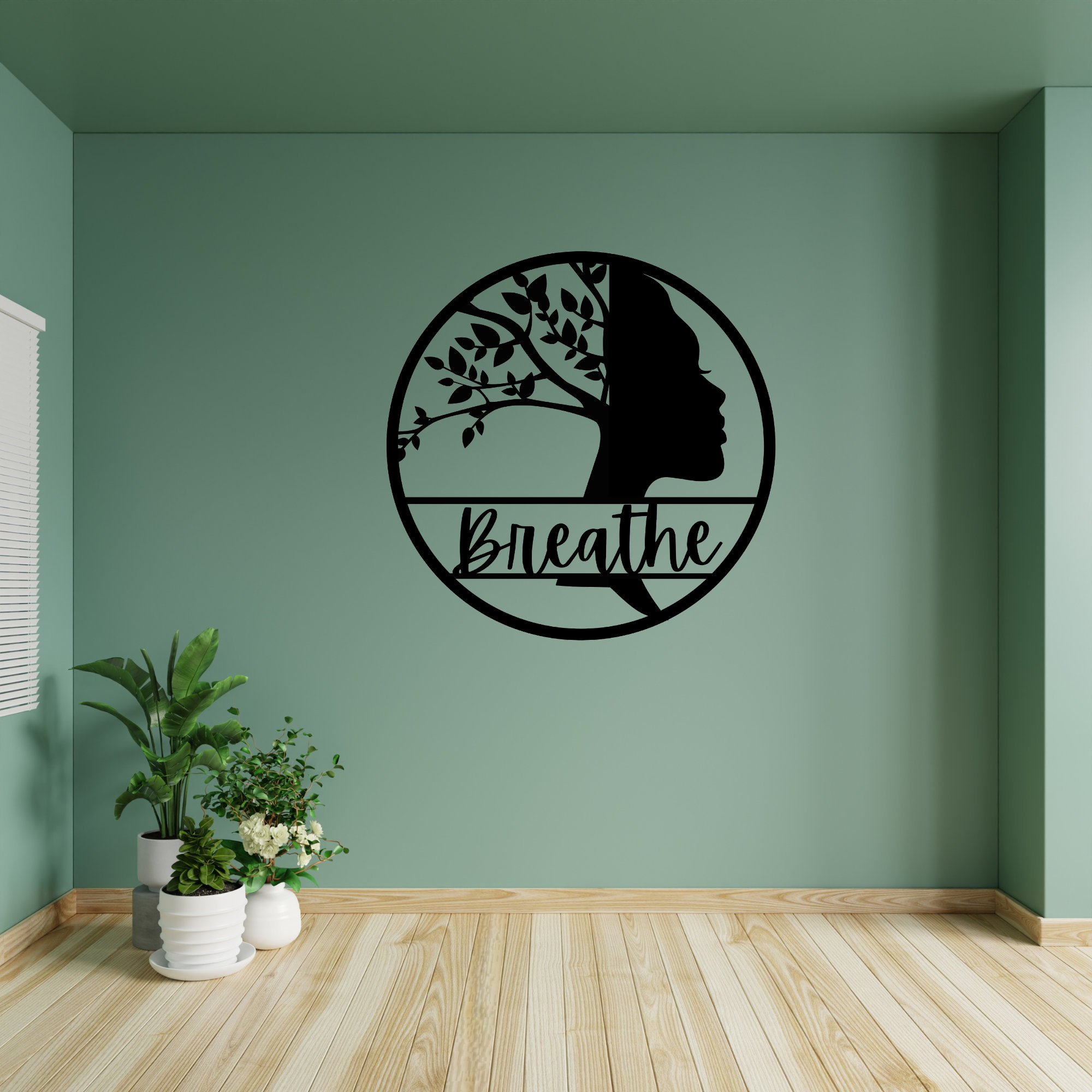 Breath Metal Word Sign, Breath Word Sign, Breath Word Script - Etsy