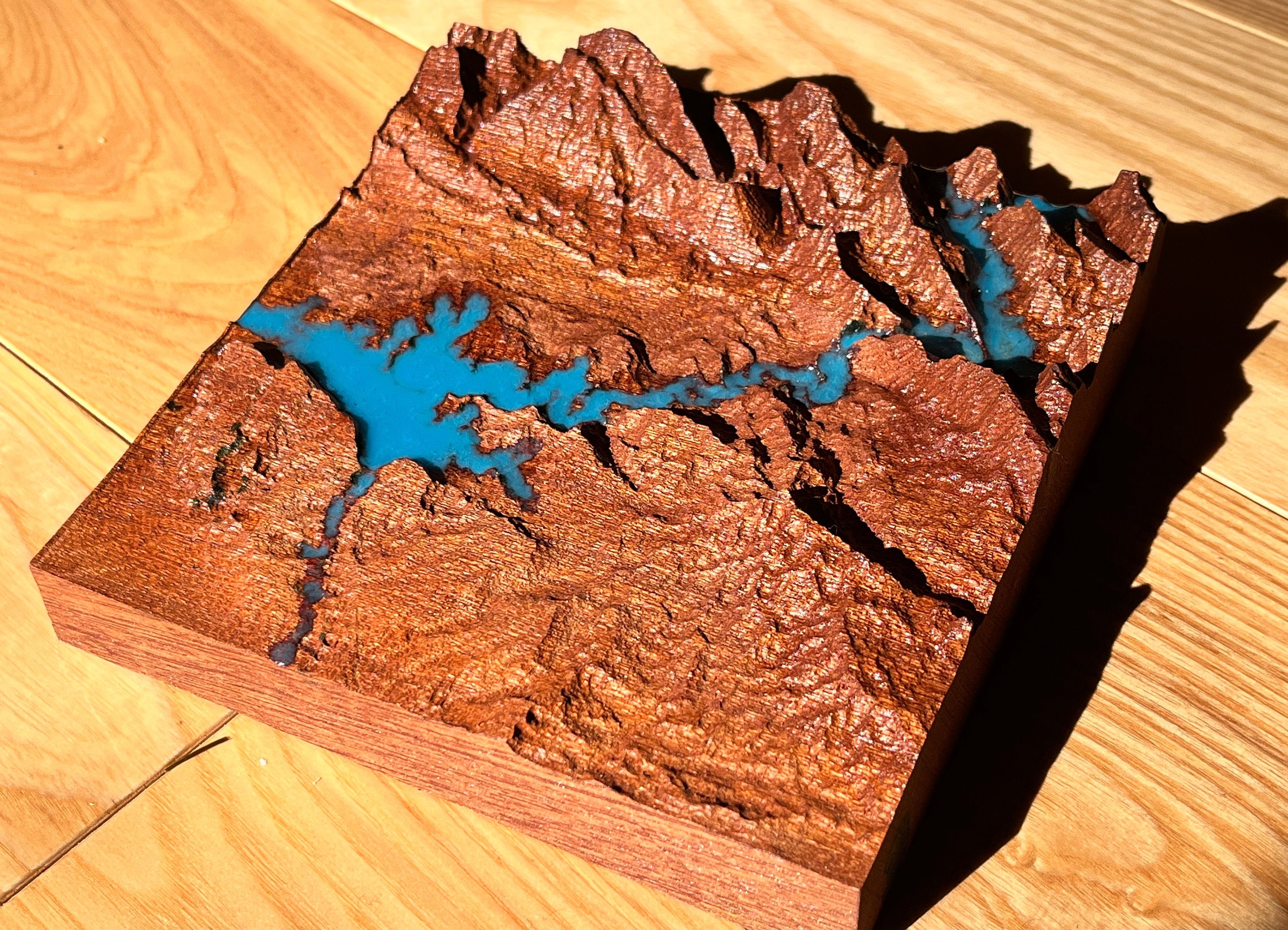 Custom Wooden 3D Maps | Topographic Map | Custom 3D Map - Etsy