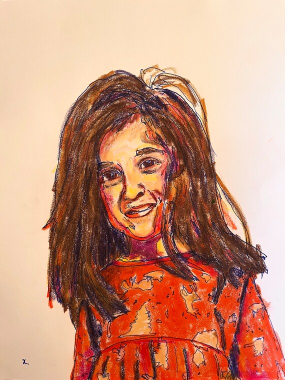 Expressive Pastel Portraits Expressive Color Portraits | Art Room Muse