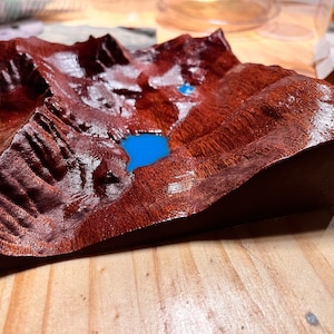 Custom Wooden 3D Maps | Topographic Map | Custom 3D Map - Etsy