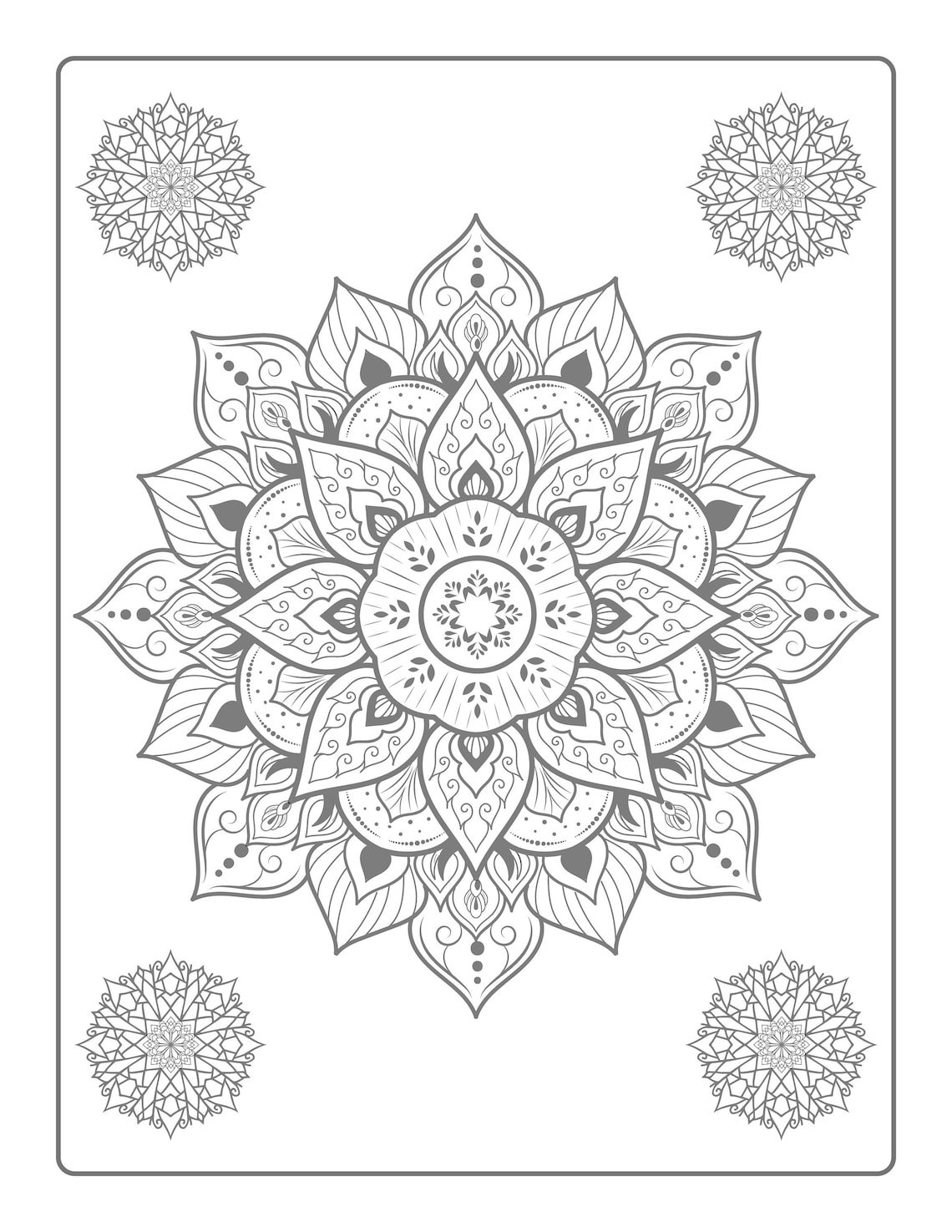 10 Mandala for ADULTS, Coloring Pages Pdf, Digital Download - Etsy